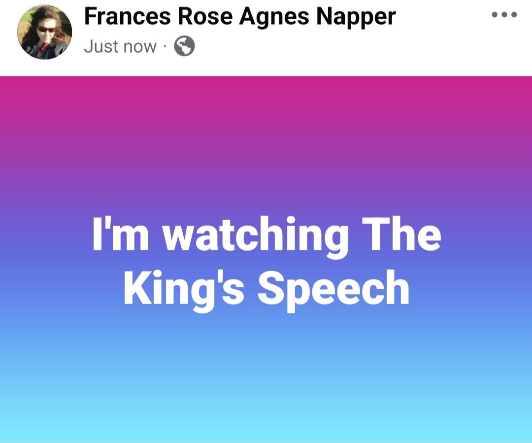 The King’s Speech | SmileyRose Ramblings by Frances Rose Agnes Napper ...